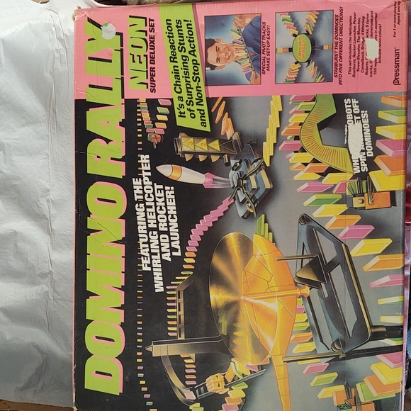 Pressman | Toys | Domino Rally Neon Super Deluxe Set 99 | Poshmark